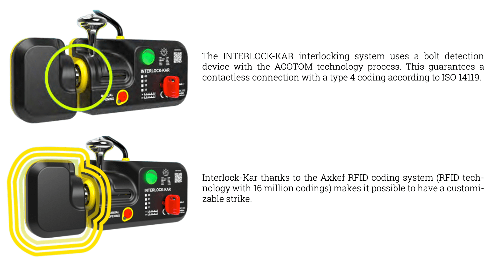 INTERLOCK-KAR - SAFETY INTERLOCKING DEVICE NON-CONTACT ROBUST FOR GUARDING DANGEROUS MACHINES ...